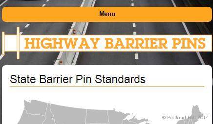 Barrier Pins - Portland Bolt