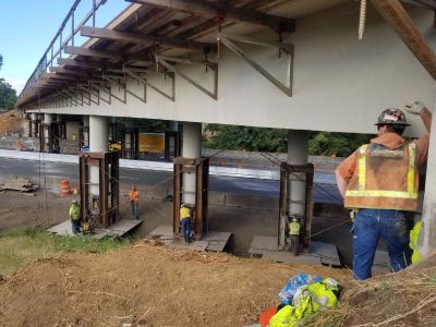 US 26 Boring Road Bridge Raising - Portland Bolt