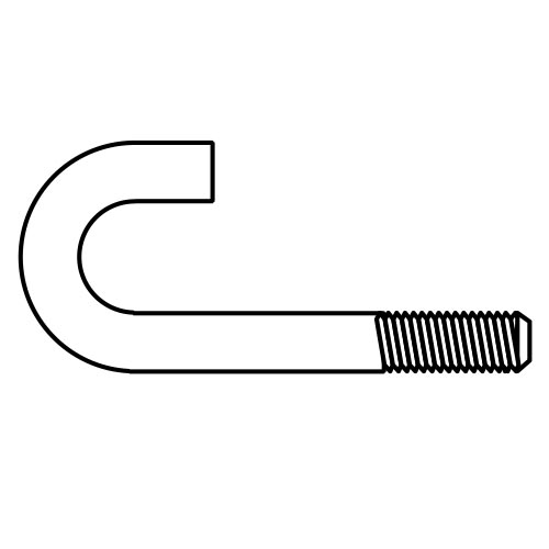 Round Hook - Portland Bolt