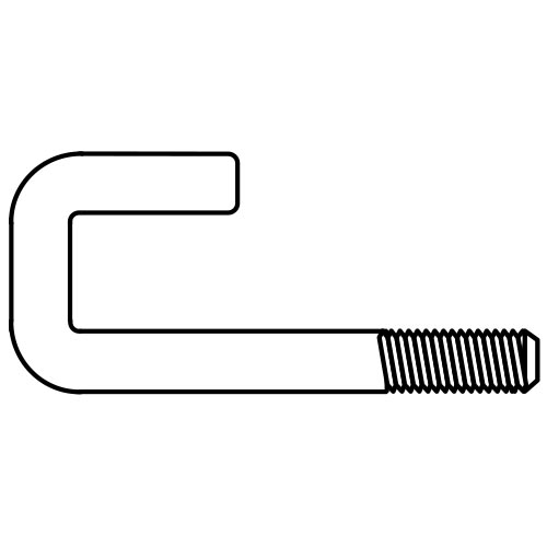 Square Hook - Portland Bolt